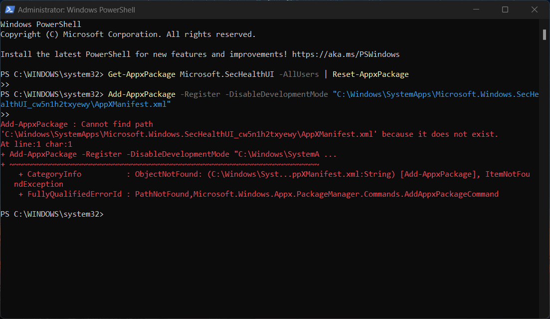 Why my windows security blank screen and virus and threat is page not ...
