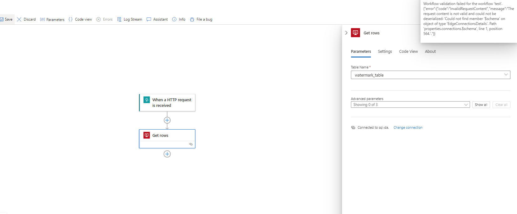 Fix Validation Error Edgeconnectionsdetails In Logic App Microsoft Qanda 