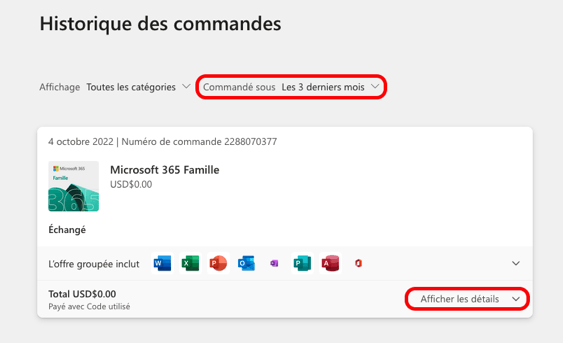Où trouver sa facture Microsoft 365 pour un compte personnel ...