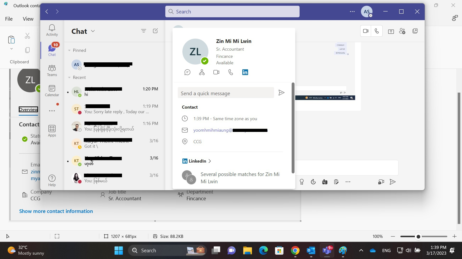 our team user contact email address incorrect at team application ...