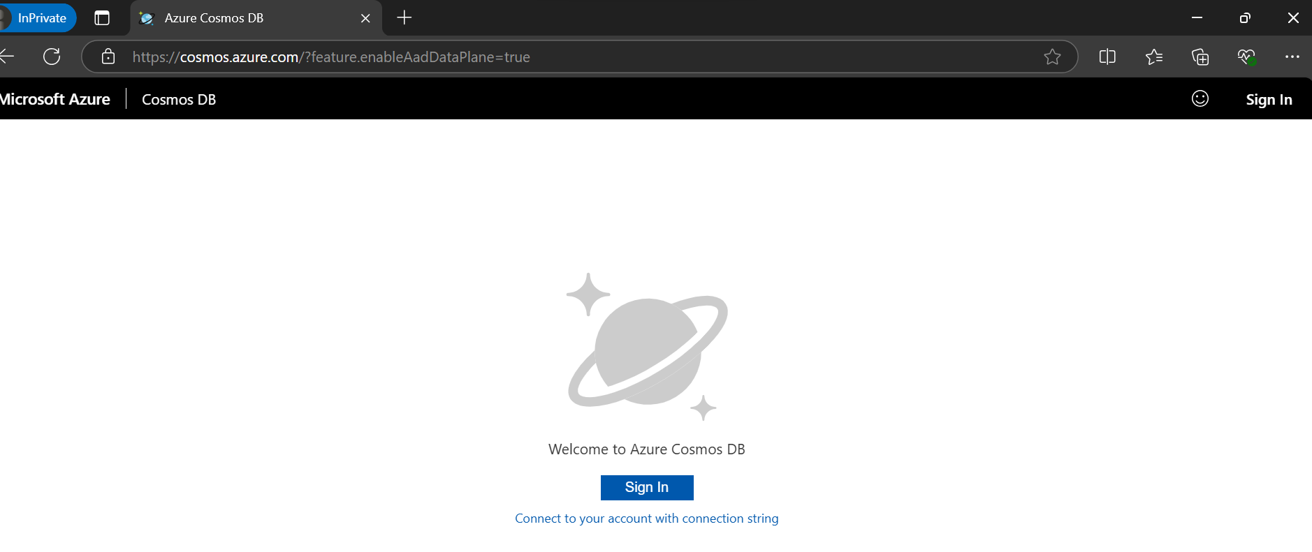 How to sign in to Azure CosmosDB Explorer with USME account - Microsoft Q&A