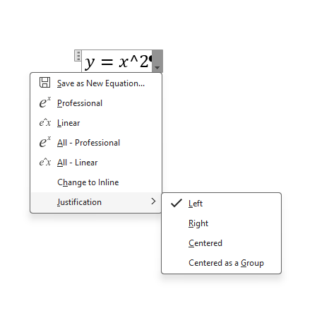 alignment with bullets and equations - Microsoft Q&A