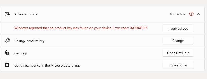 my activation status - Microsoft Q&A