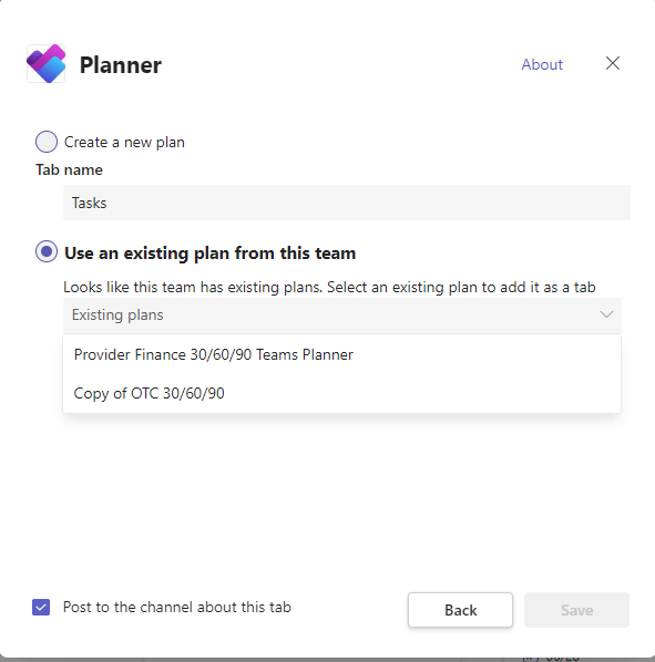 Is it possible to link an existing Planner that was created in Planner to Teams? - Microsoft Q&A