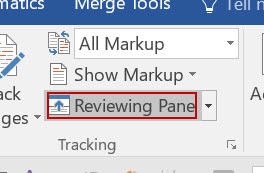 Reviewing Pane in MS Word 2016 - Microsoft Q&A
