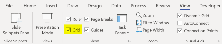 Visio Pro Dynamic Grid not working - Microsoft Q&A