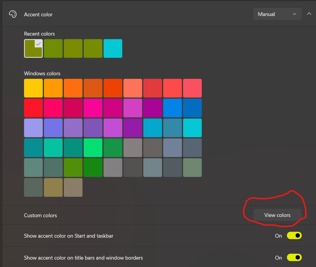 Is the inability to change taskbar color bug EVER going to be fixed ...