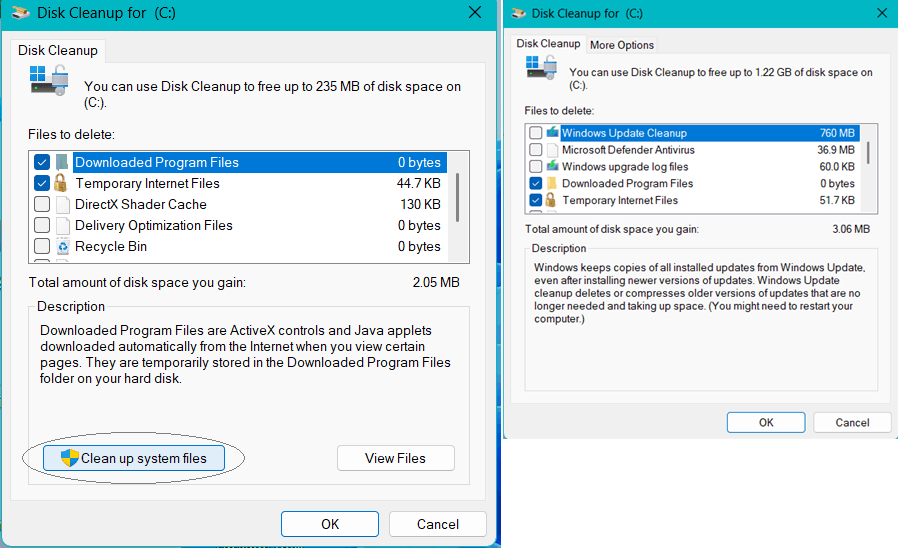 Disk Cleanup - Microsoft Q&A
