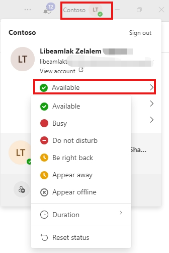 How do I change my offline status to online in the new version of ...
