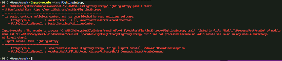 "This script contains malicious content and has been blocked by your ...