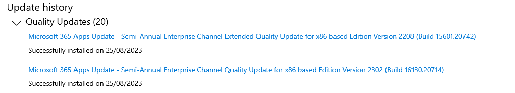 Microsoft 365 Updates - Not installing properly - Microsoft Q&A