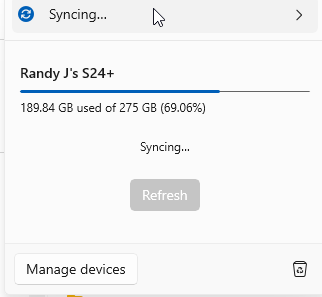 How do I fix the file syncing with Android and Windows 11 File Explorer ...
