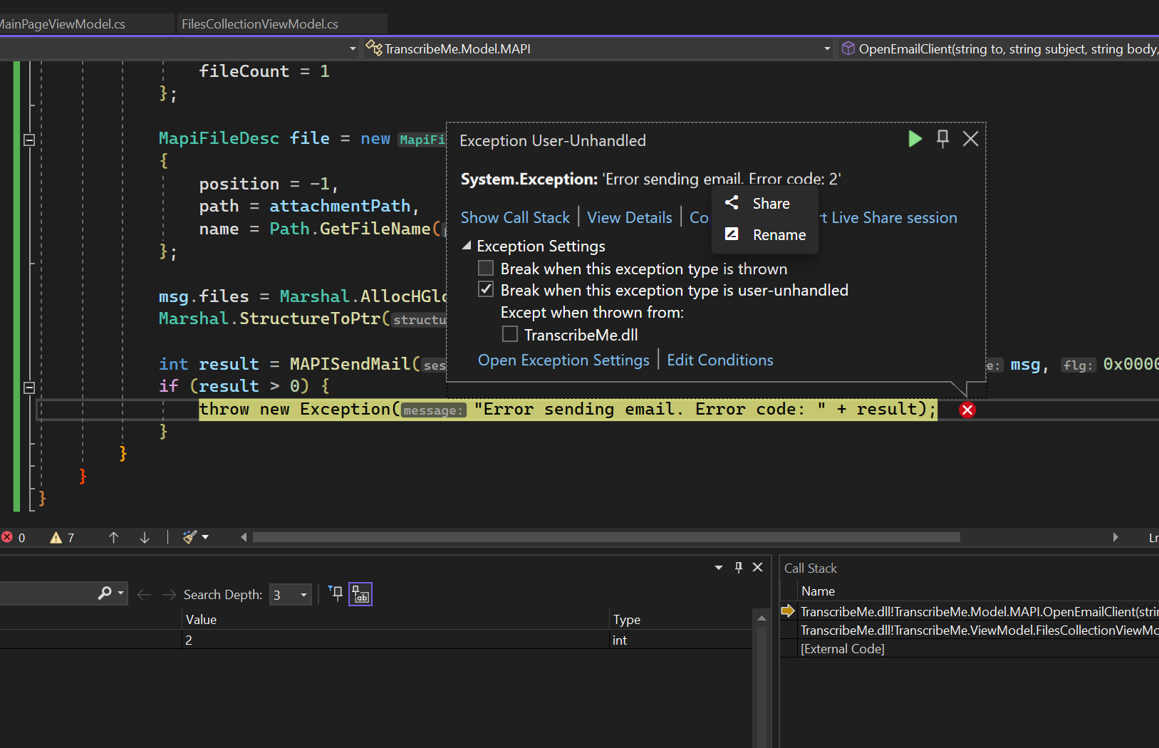 Opening the default e-email app - Microsoft Q&A