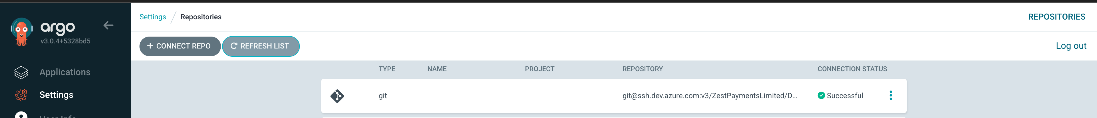 ArgoCD cannot authenticate with Azure DevOps - Microsoft Q&A