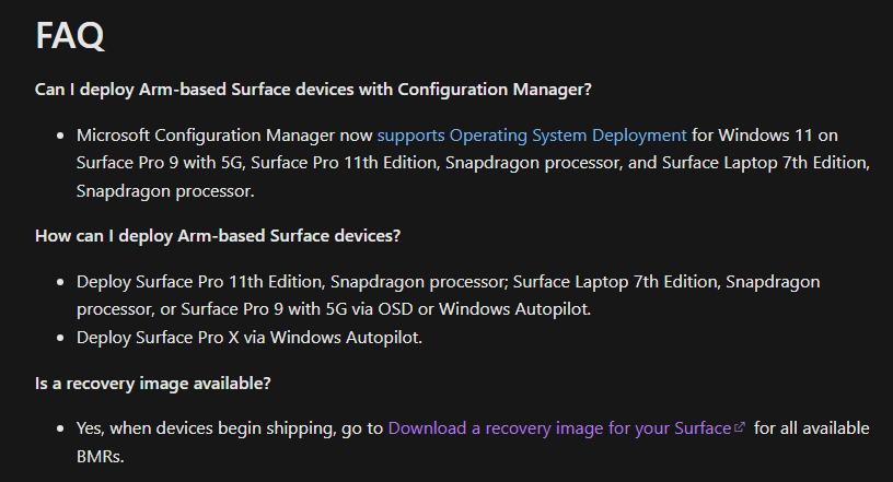 Facing issues with pxe on Surface laptop 7 with snapdragon processor ...