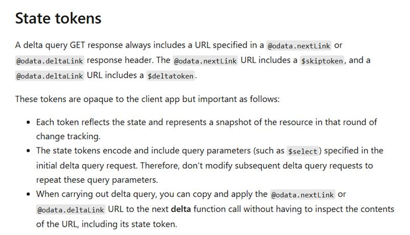 Microsoft Graph Delta API – Clarification on delta token expiration and ...