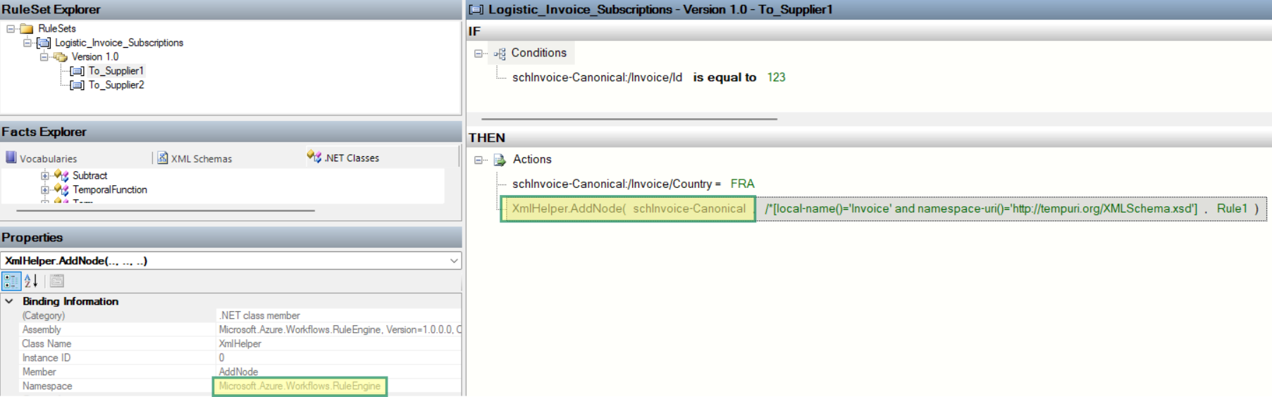 How to manipulate XML messages with Business Rules - Microsoft Q&A