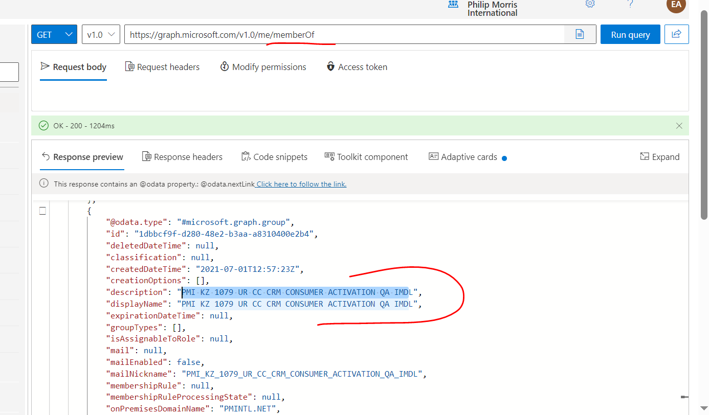 Don't get a role/group from Azure AD - Microsoft Q&A