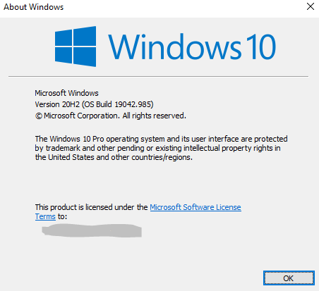 I can't install windows update. Error code 0x800f0805 - Microsoft Q&A