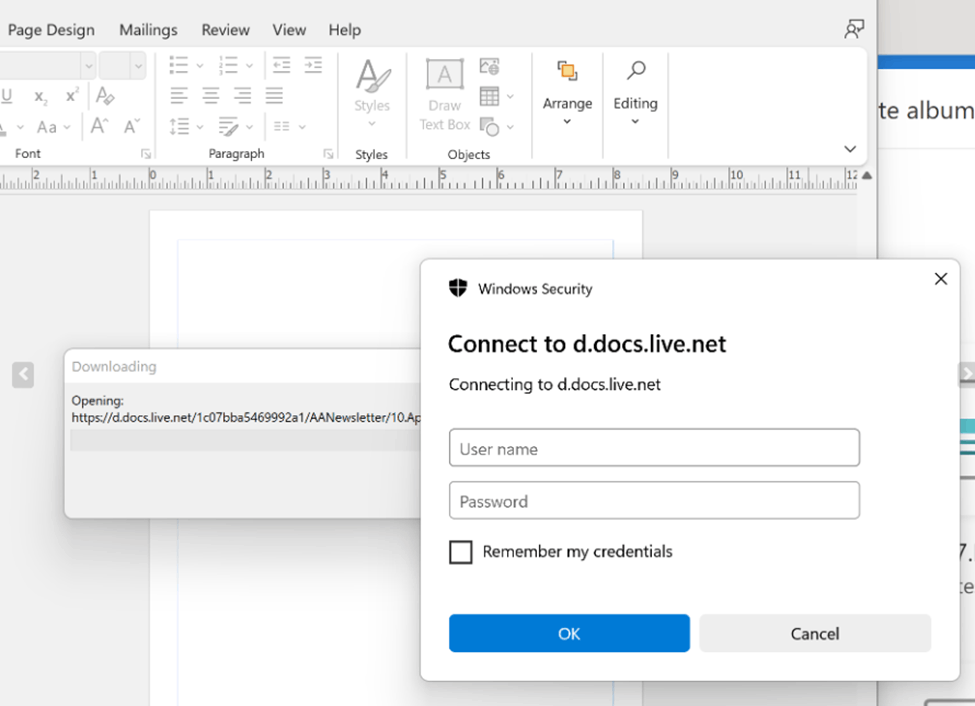 Is d.docs.live.net real? - Microsoft Q&A