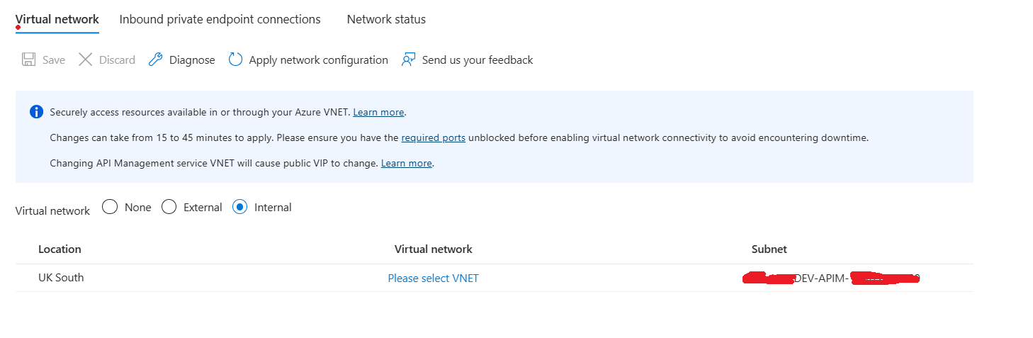 Unable to see VNET Details - Microsoft Q&A