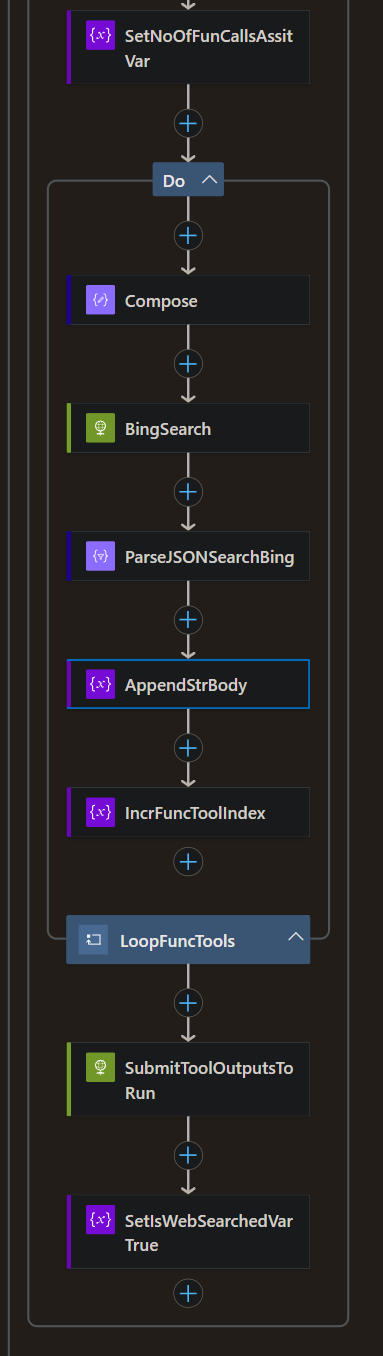Passing Function output tools to AOAI assistants through logic App ... Passing Function output tools to AOAI assistants through logic App ...