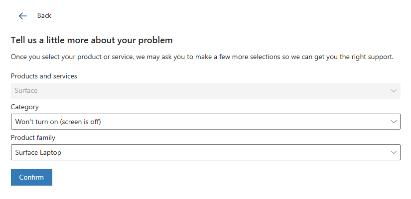 Surface Model 1951 Won't Start - Microsoft Q&A
