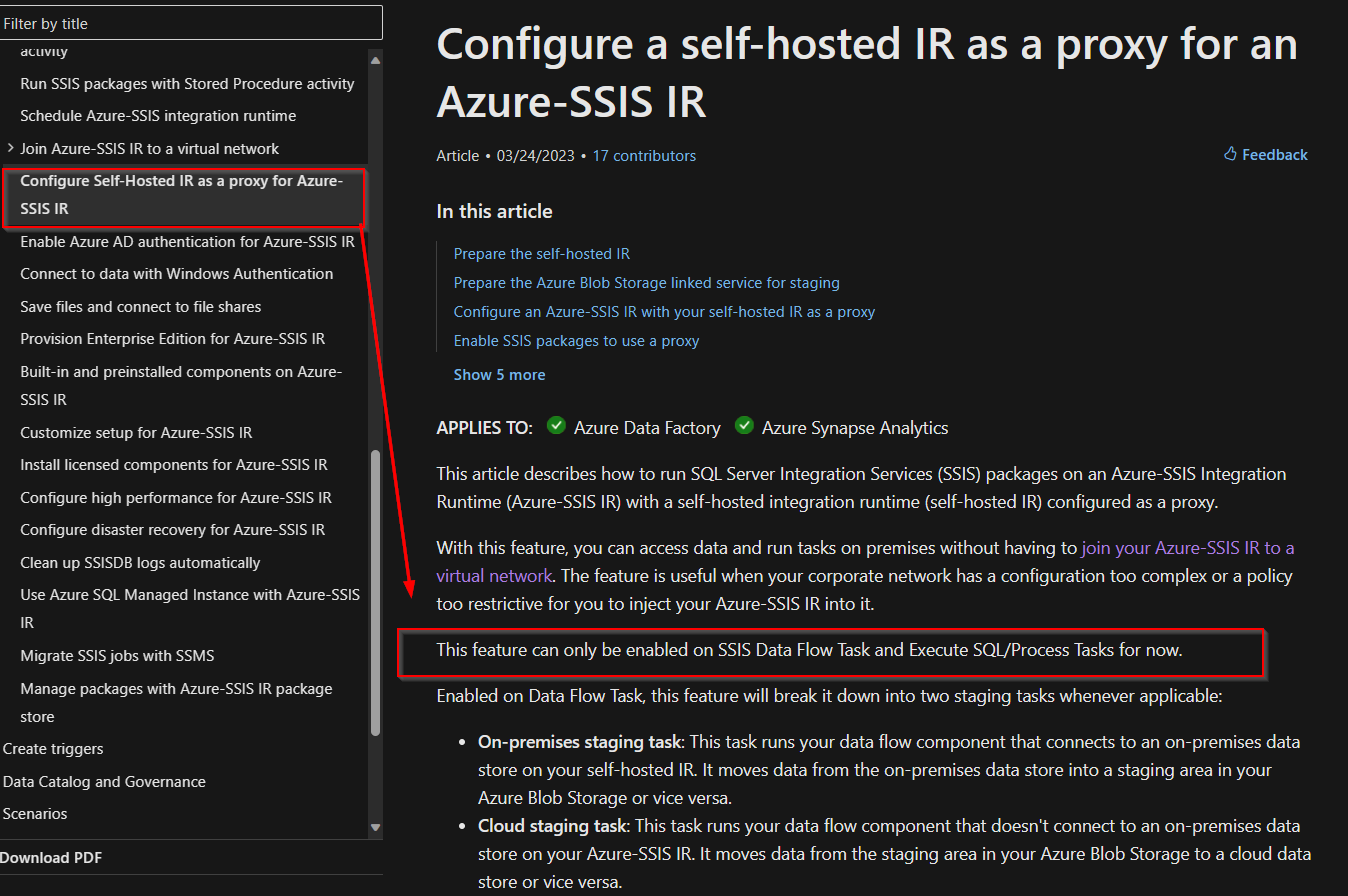 Lift and Shift SSIS Packages (on Prim database and external connector) to ADF - Microsoft Q&A
