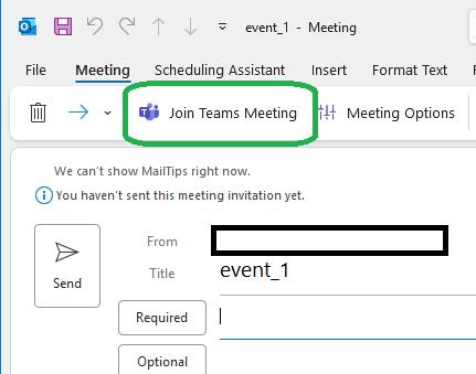 Forgot to add Teams call link to Outlook meeting invite already sent ...