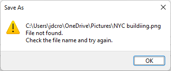 Snipped images won't save; - Microsoft Q&A