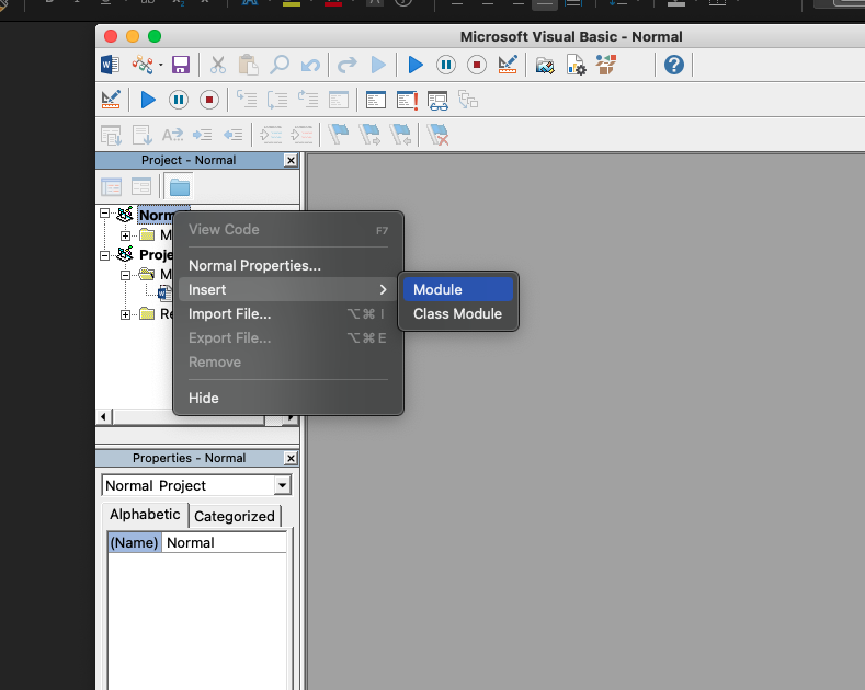 How to save VBA and customised keyboard settings in the Normal.dotm ...