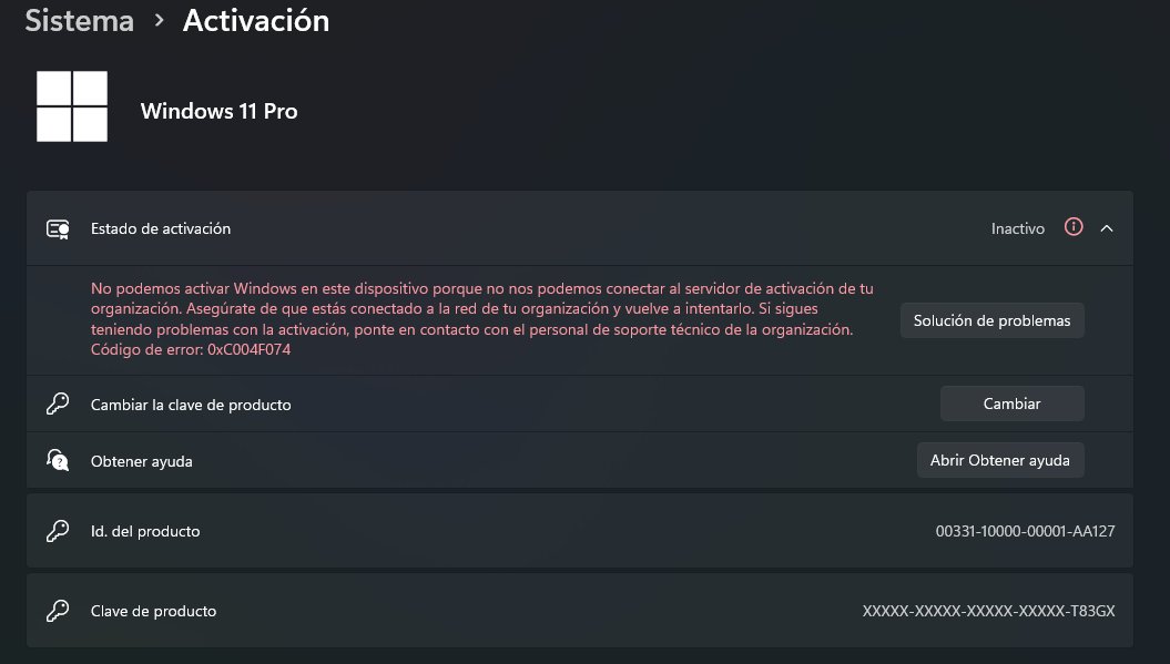 ¿Como solucionar la activacion de mi windows11? - Microsoft Q&A