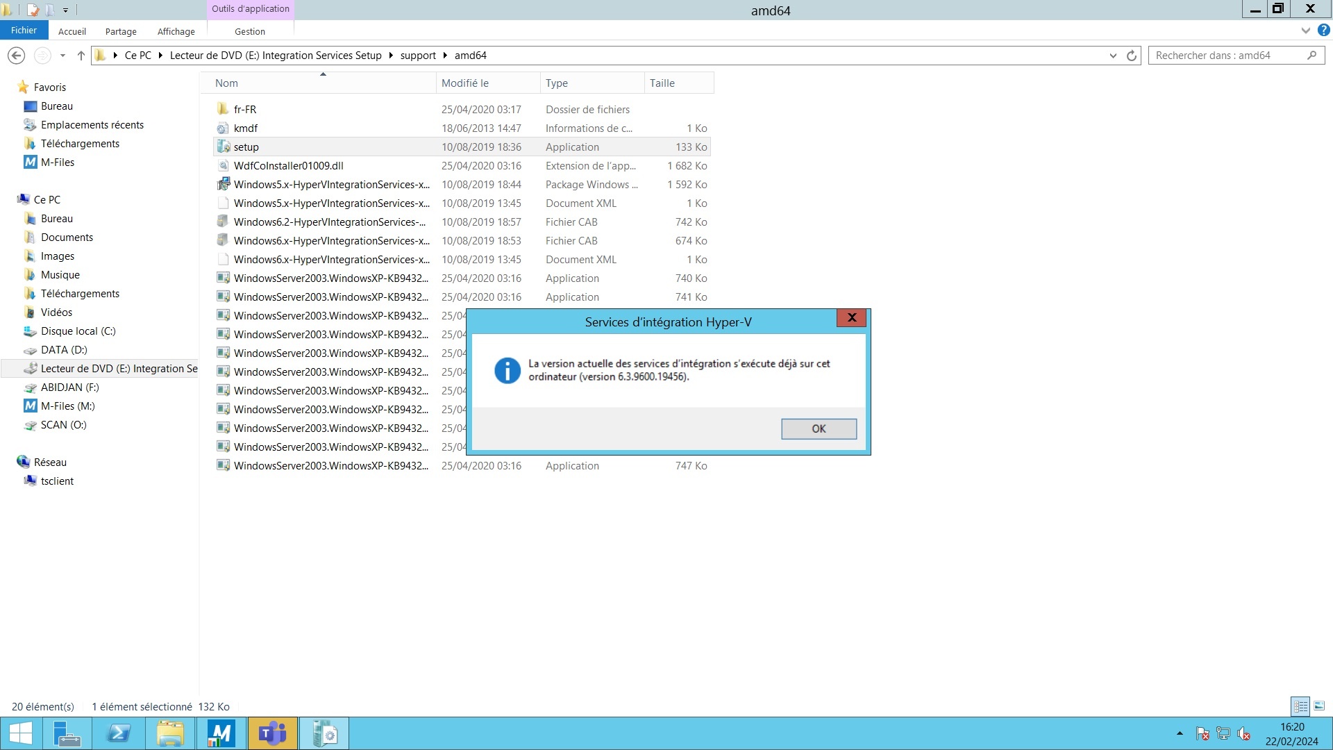 How to update integration services on hypervisor on Windows server 2012 ...
