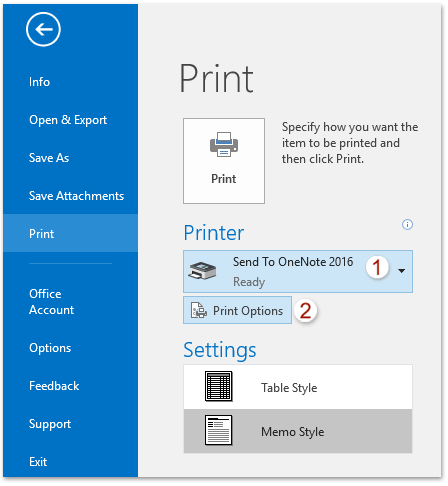 Outlook cannot print in Landscape - I have to transfer the e-mail to ...
