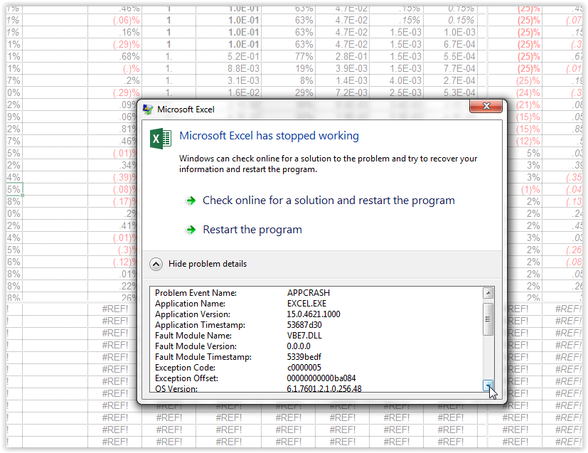 Excel 2013 64bit File Overload - Microsoft Q&A