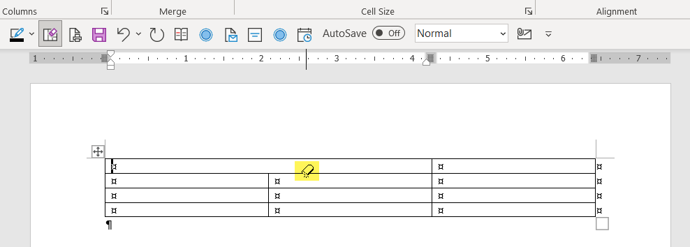 eraser for table's lines - Microsoft Q&A