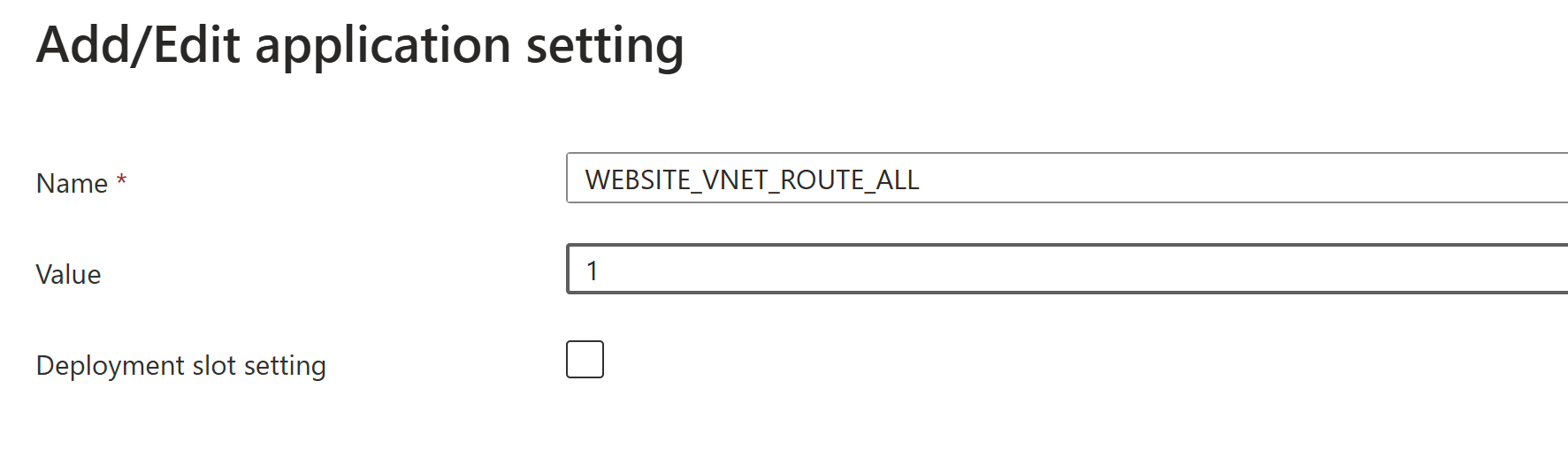 Issues with WEBSITE_VNET_ROUTE_ALL Setting and Routing Traffic through Azure NAT Gateway for App ...