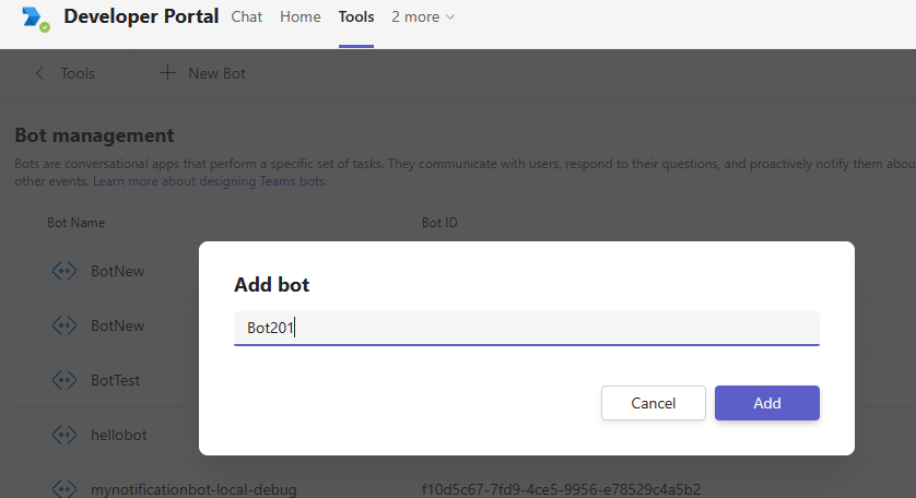 Can't create bot on Microsoft Teams Developer Portal - Blank page - Microsoft Q&A