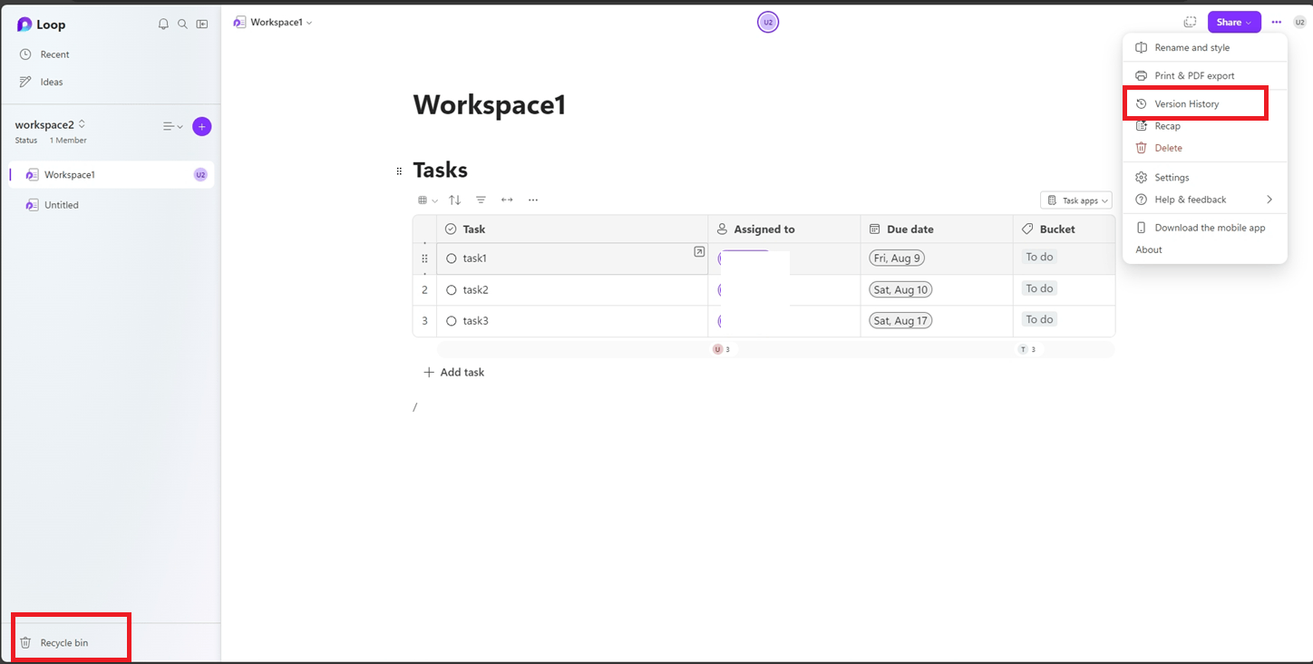 Loosing data or update on loop project - Microsoft Q&A