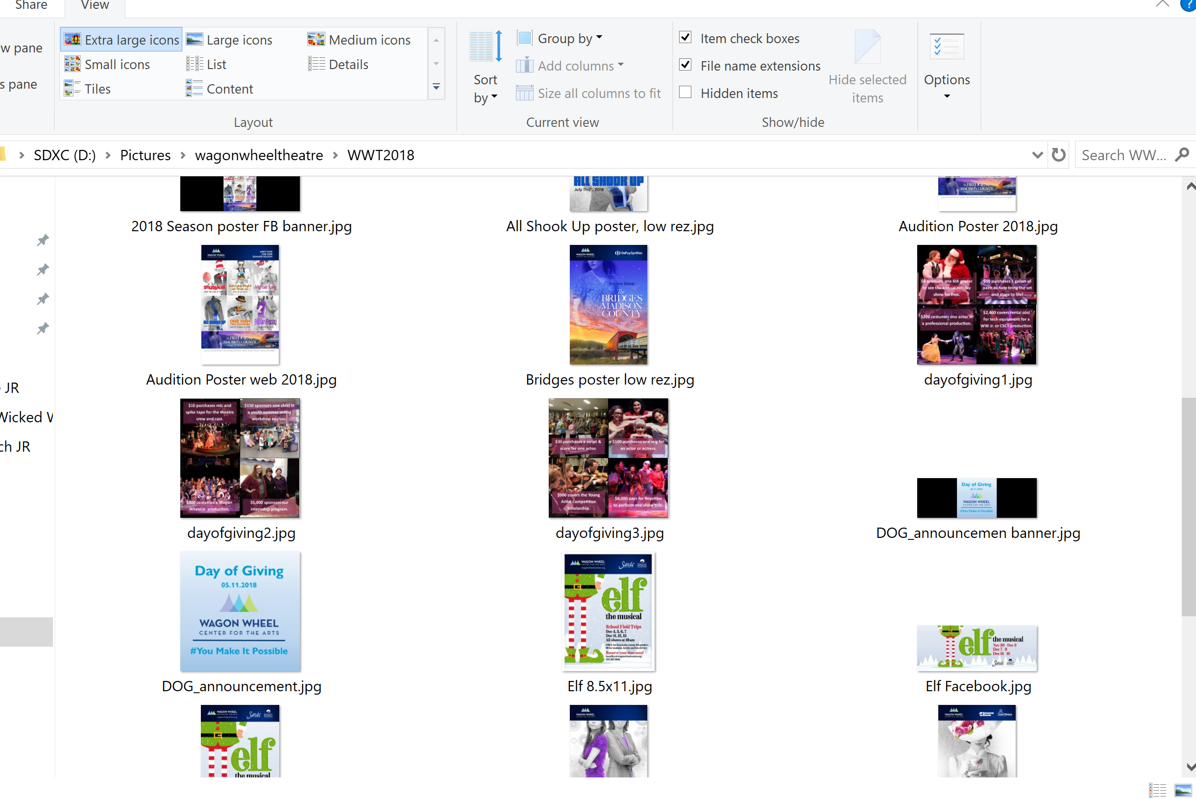 Thumbnails in File Explorer are tiny (even when selecting extra large ...