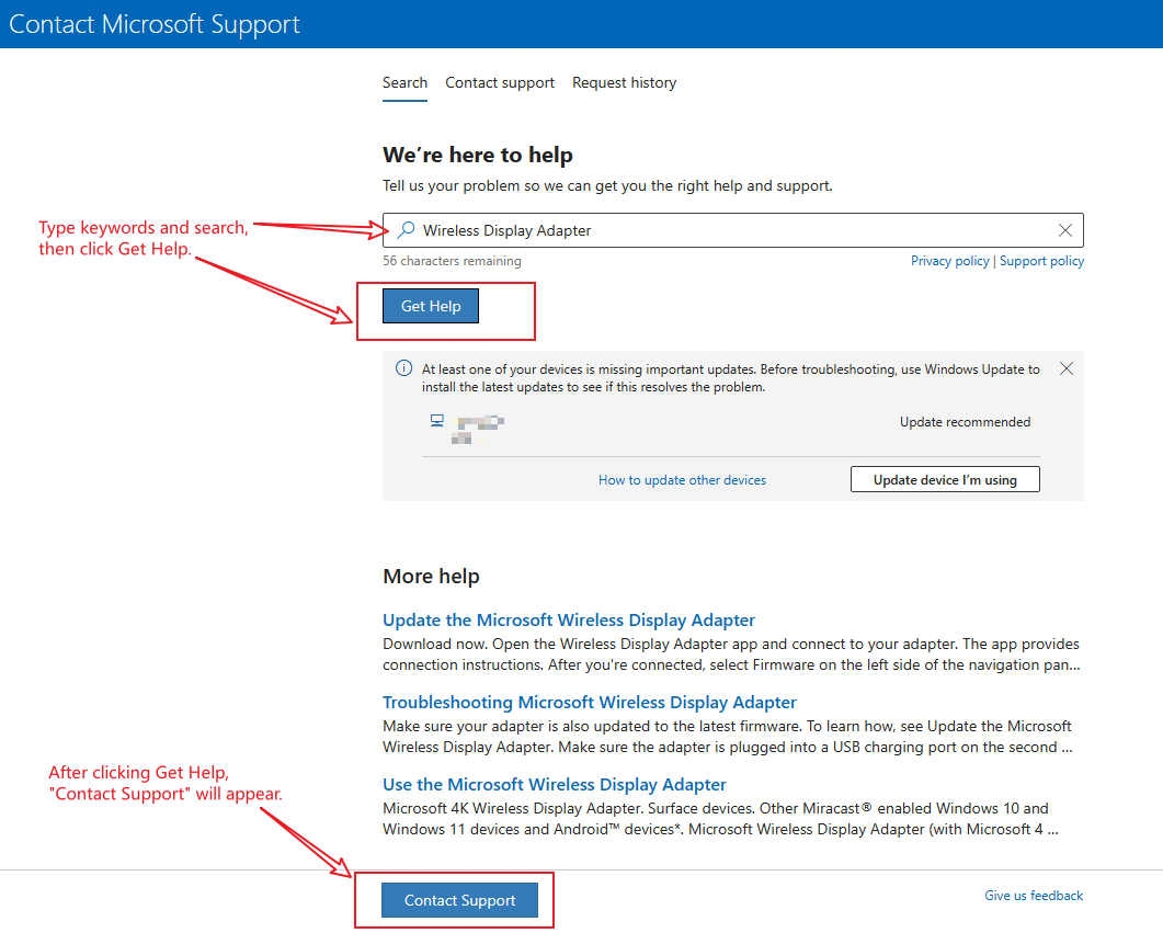 Microsoft Wireless Display Adapter not working properly - Microsoft Q&A