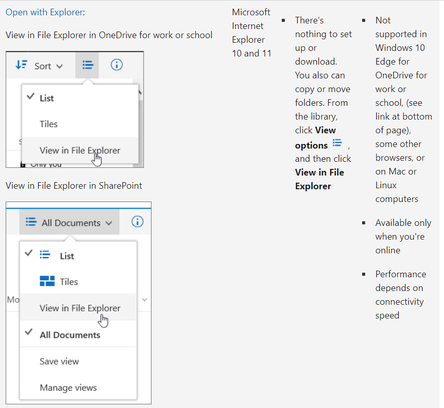 Cant open Sharepoint in File Explorer since Windows 10 Update Today ...