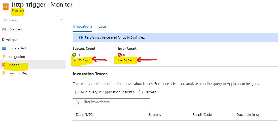 Find Idle Azure Functions App (Last 30 Days) - Microsoft Q&A