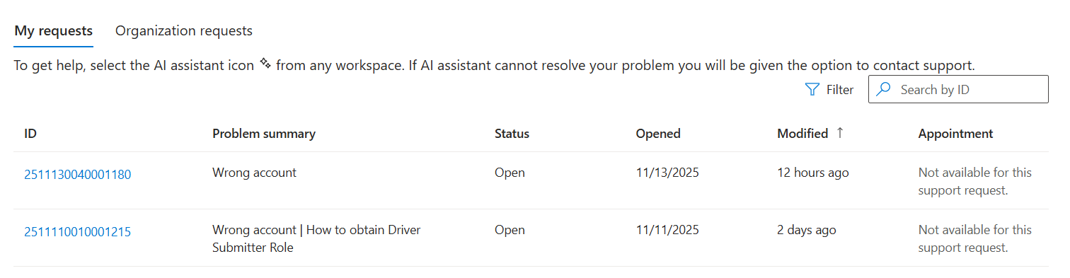 How to Obtain the Hardware Admin and Driver Submitter roles at ...