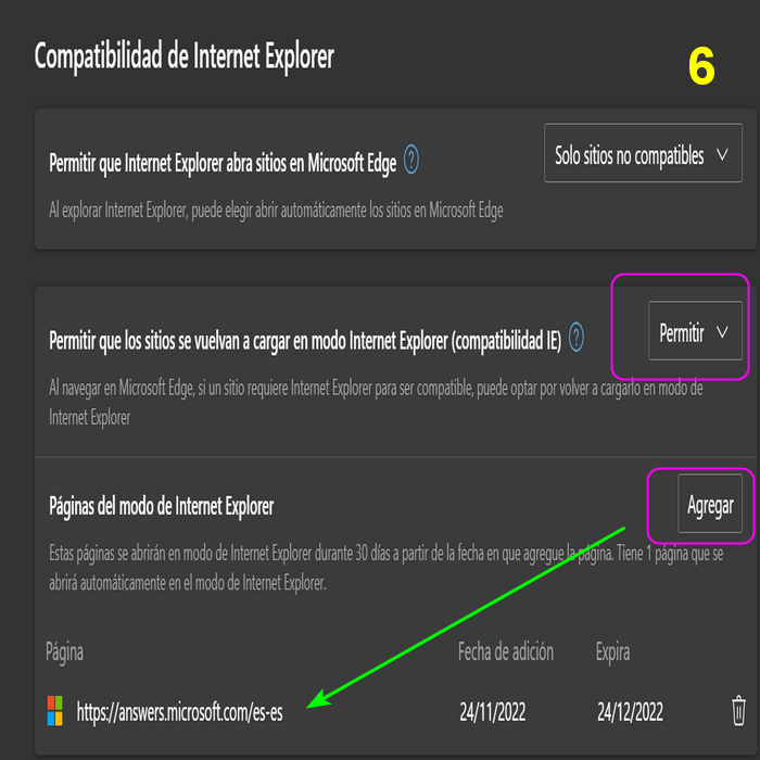 Imposible el modo compatibilidad Explorer 11 con Edge - Microsoft Q&A