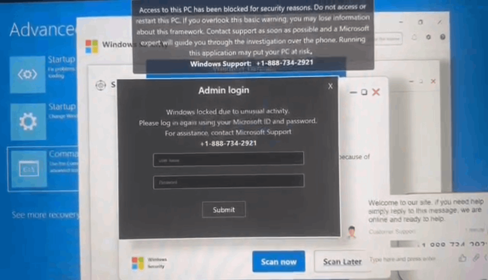 A pop-up appeared as shown in the picture. Is there a way to fix it ...