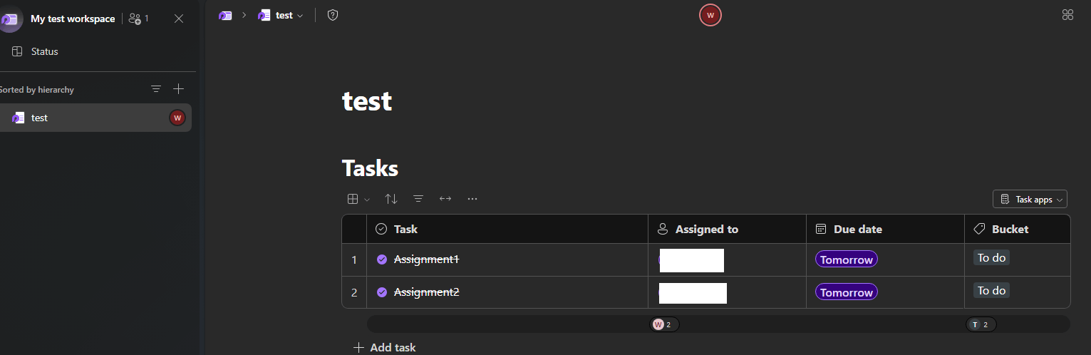 Status page for Workspaces in Loop - Microsoft Q&A