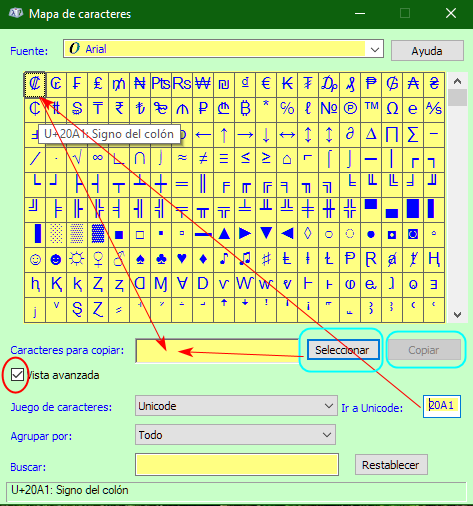 Agregar Simbolo de Colones - Microsoft Q&A