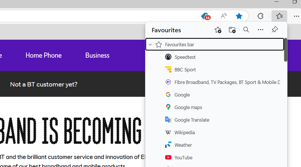 MS Edge top taskbar has disappeared. - Microsoft Q&A