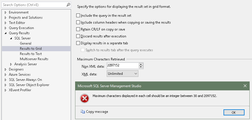 SQL 2019 : Json Data in Resultset gets truncated - Microsoft Q&A SQL 2019 : Json Data in Resultset gets truncated - Microsoft Q&A